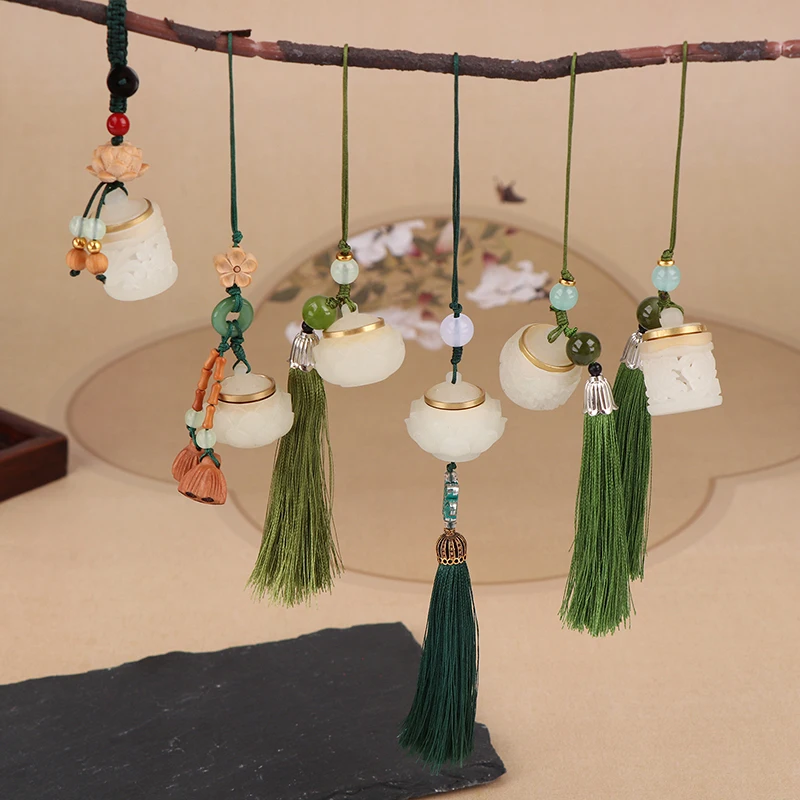 New-Nightglow-Bag-Ethnic-Carved-Rich-Noble-Hollow-Pot-Keychain-Bodhi ...