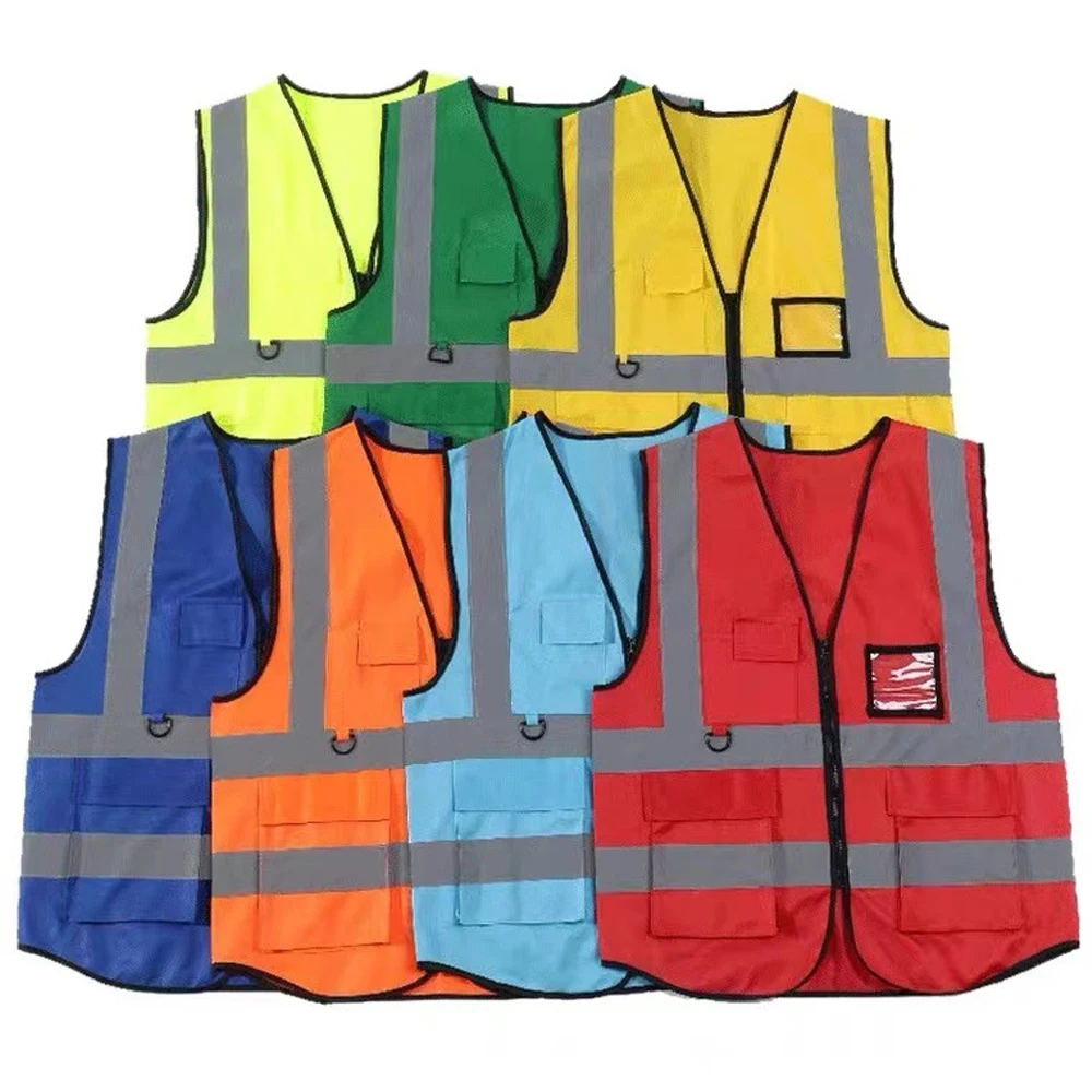 Chaleco-de-seguridad-amarillo-fluorescente-protector-de-seguridad-de-alta-visibilidad-para ...