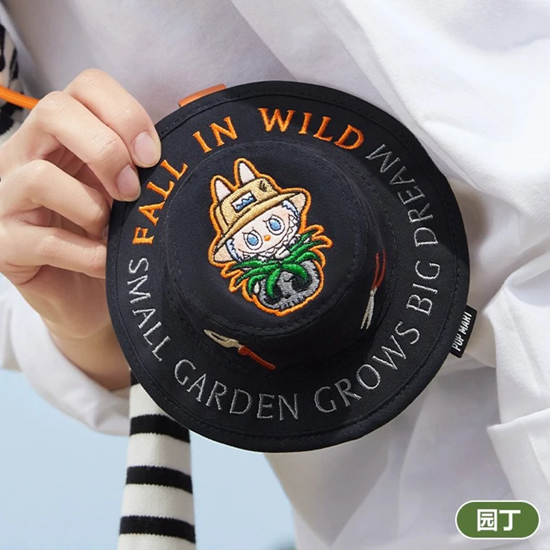 Labubu-Original-tas-topi-nelayan-Labubu-seri-rumah-liar-tas-koboi ...