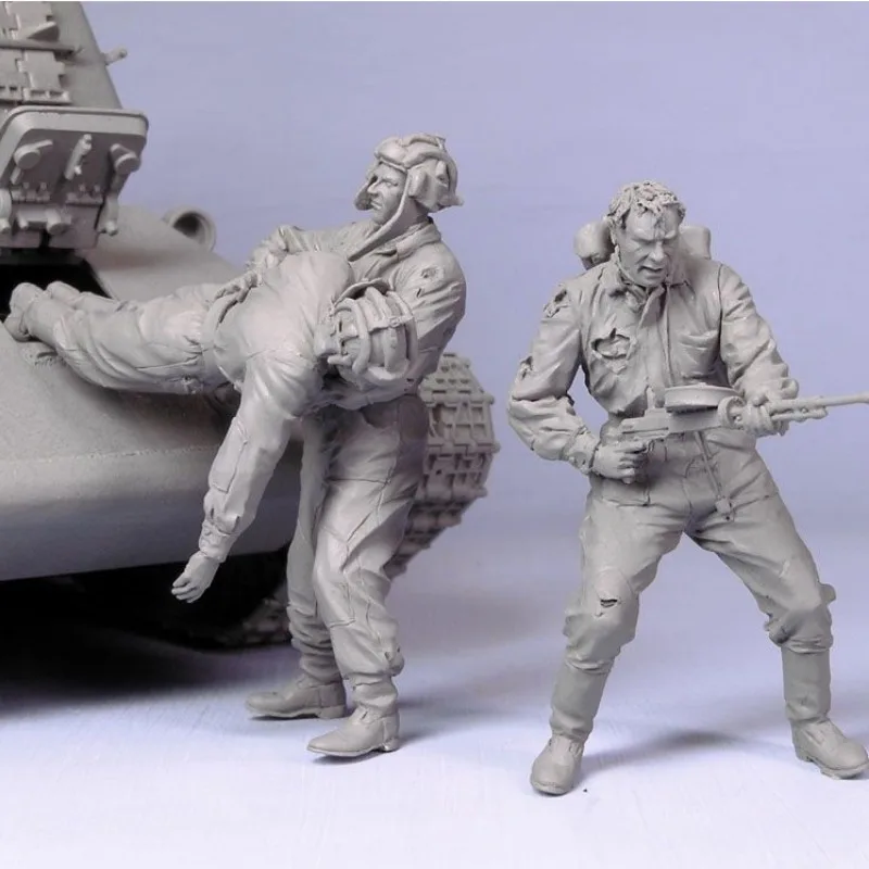 1-35-Scale-Resin-Figure-Model-Building-Kits-Historical-Military-Tank ...