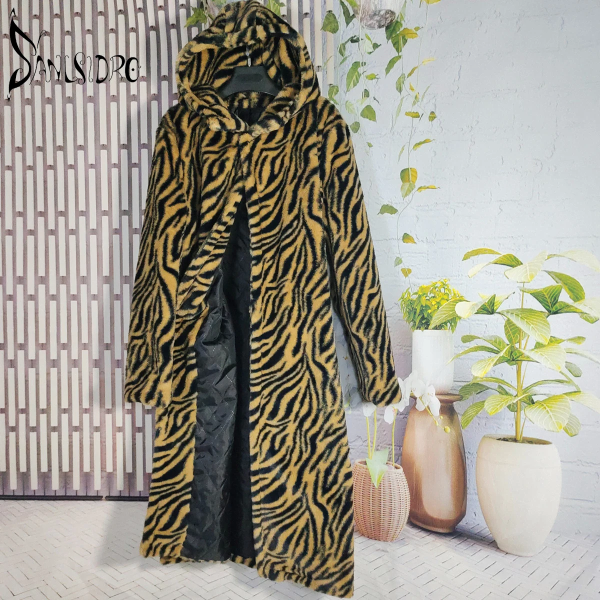 Mulheres casacos casaco grosso de pele quente inverno casual costa ...