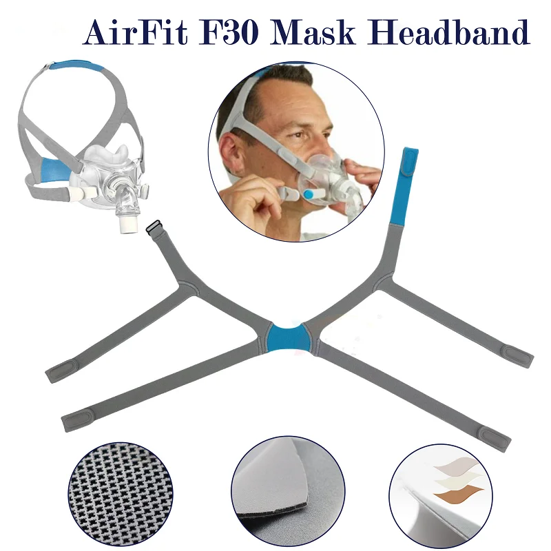 CPAP-Headgear-Replacement-Head-Strap-for-Resmed-Airfit-F30-Full-Mask ...