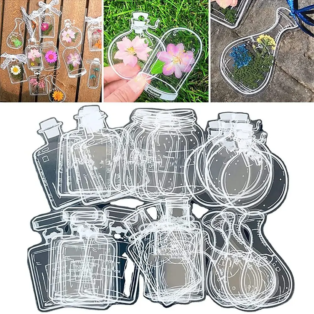 30Pcs-DIY-Transparent-Dried-Flower-Bookmarks-Herbarium-Bookmarks-Flower ...