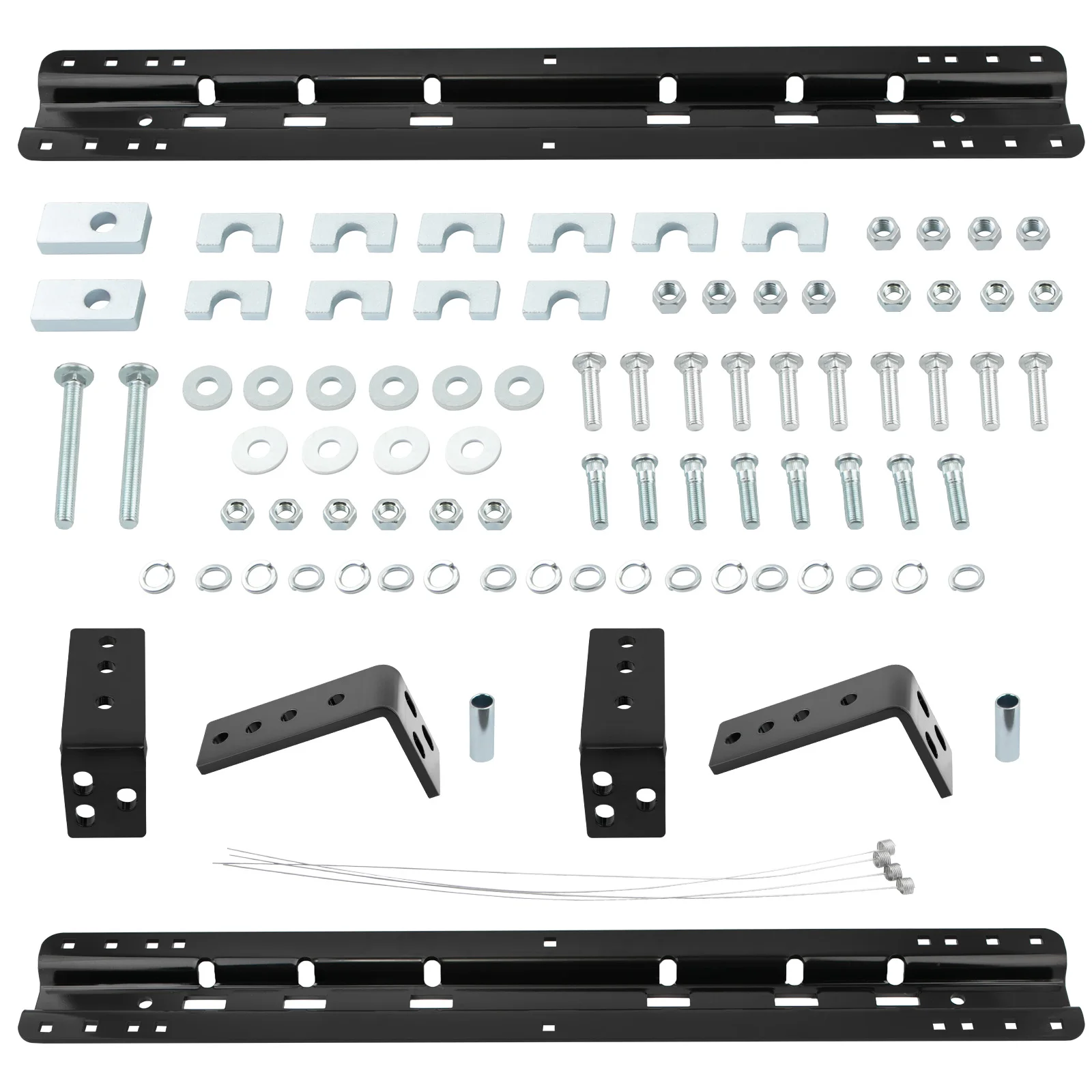 Universal-5th-Fifth-Wheel-Mounting-Base-Rail-Kit-Installation-Brackets ...