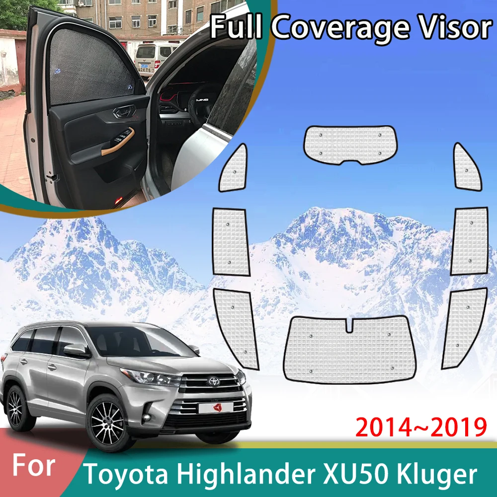 For-Toyota-Highlander-XU50-Kluger-2014-2019-2016-2017-2015-Car-Sunshade ...