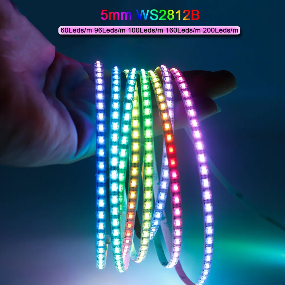 5mm-Ultra-Narrow-Width-WS2812B-2020-SMD-LED-Strip-Light-Individually ...