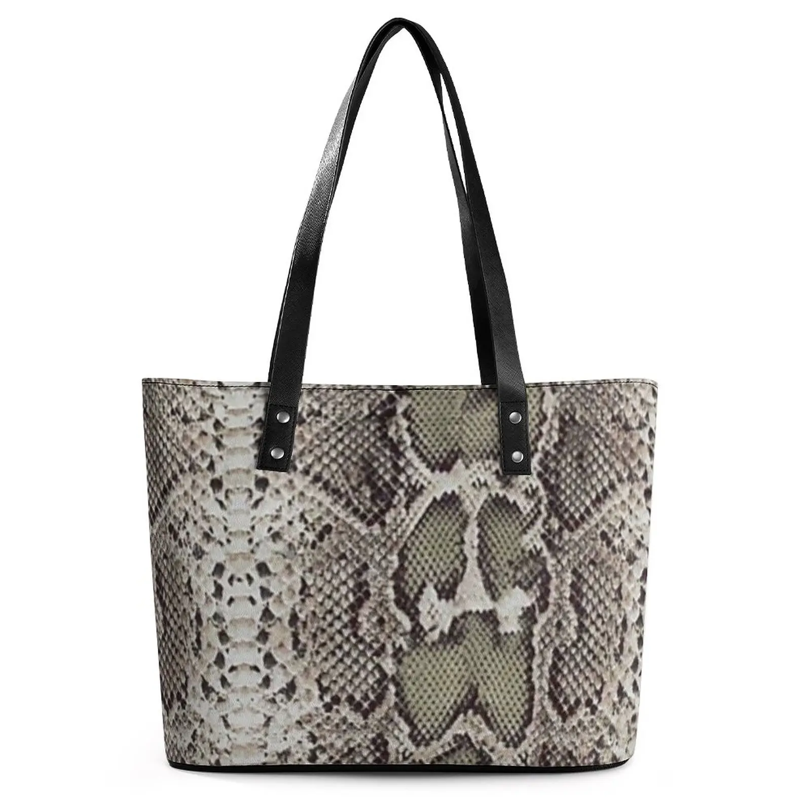 Snake Skin Tote Bag Pacific Python Snake Skin Pattern Snakeskin Purse