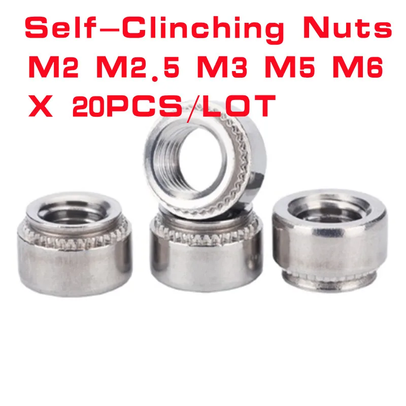 M6 Standoff 50pcs/lot PEM Blind Pressure Riveting Nut Blind Self ...