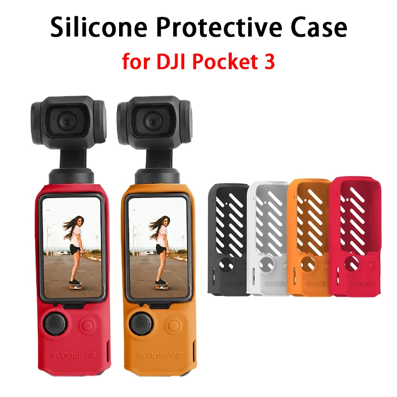 for-DJI-Pocket-3-Silicone-Case-Protective-Cover-Hollow-Shell-Good-Heat ...