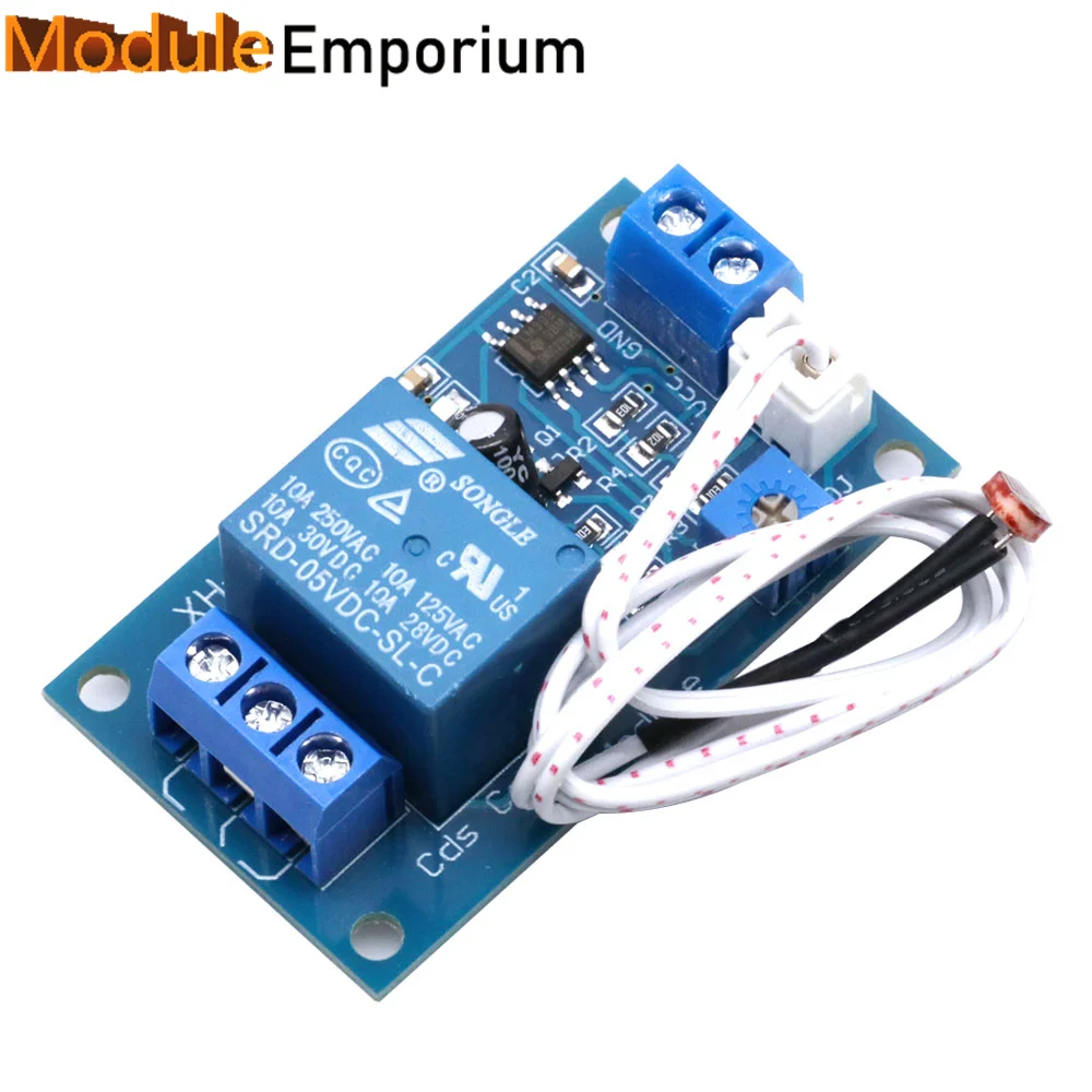 XH-M131-DC-5V-12V-Light-Control-Switch-Photoresistor-Relay-Module ...
