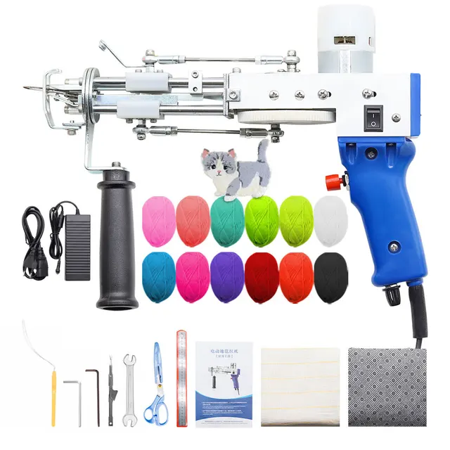 Electric Carpet Rug Guns, Carpet Weaving Knitting Machine 2 In 1 ...