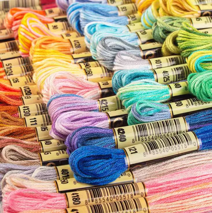 6 Strands Sashiko sewing thread Wholesale Price 78rolls Gradual ...
