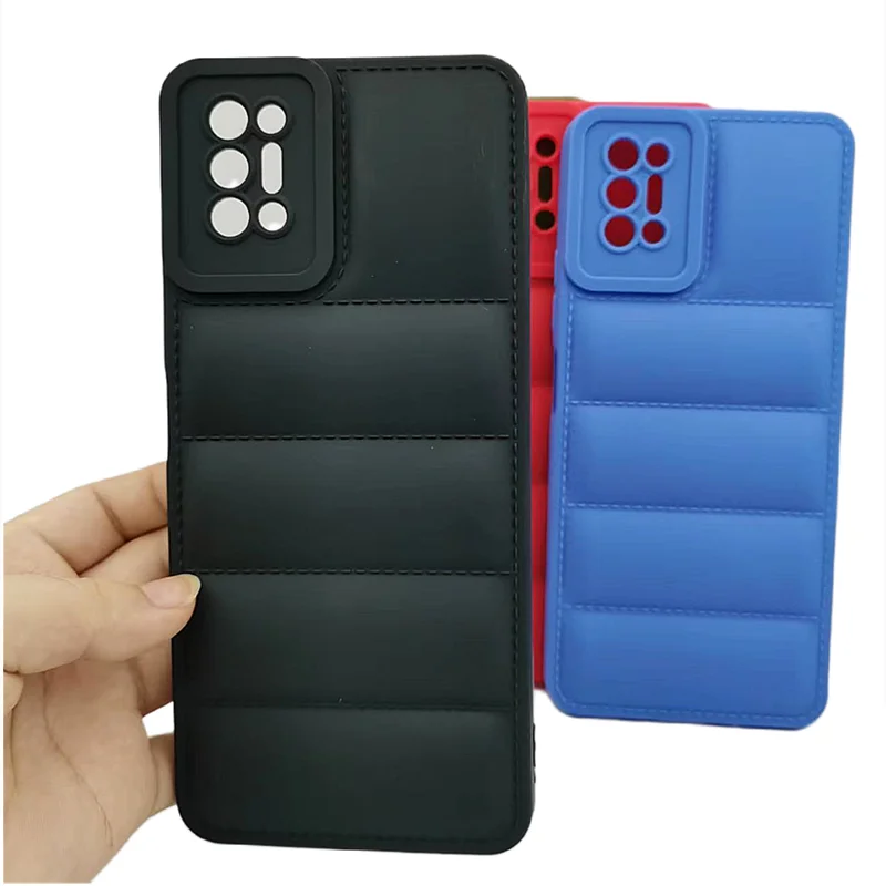 Tecno Pova 2 New Fashionable Down Jacket Tpu Phone Back Cover ...