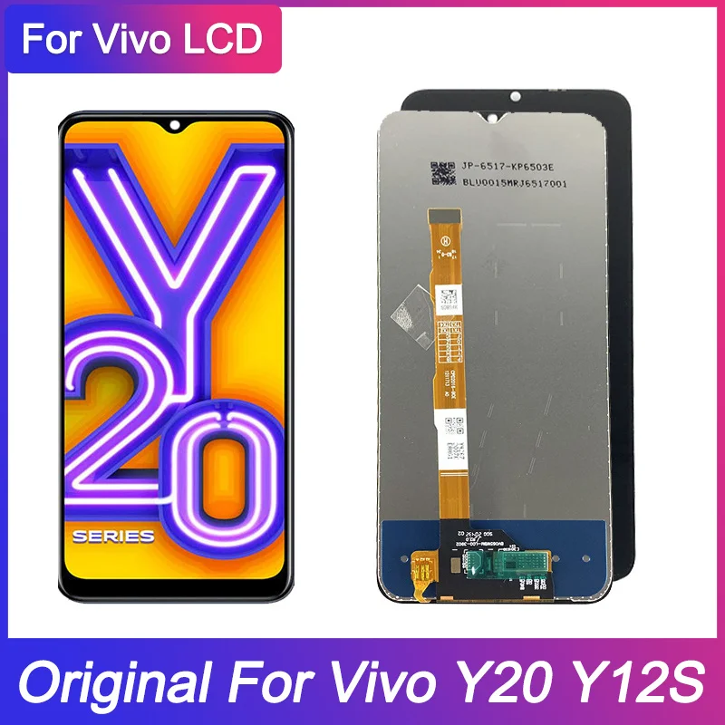 Vivo Y20 LCD V2029 Y12S V2026 LCD 디스플레이 터치 스크린 디지타이저 어셈블리 교체 용 Vivo ...