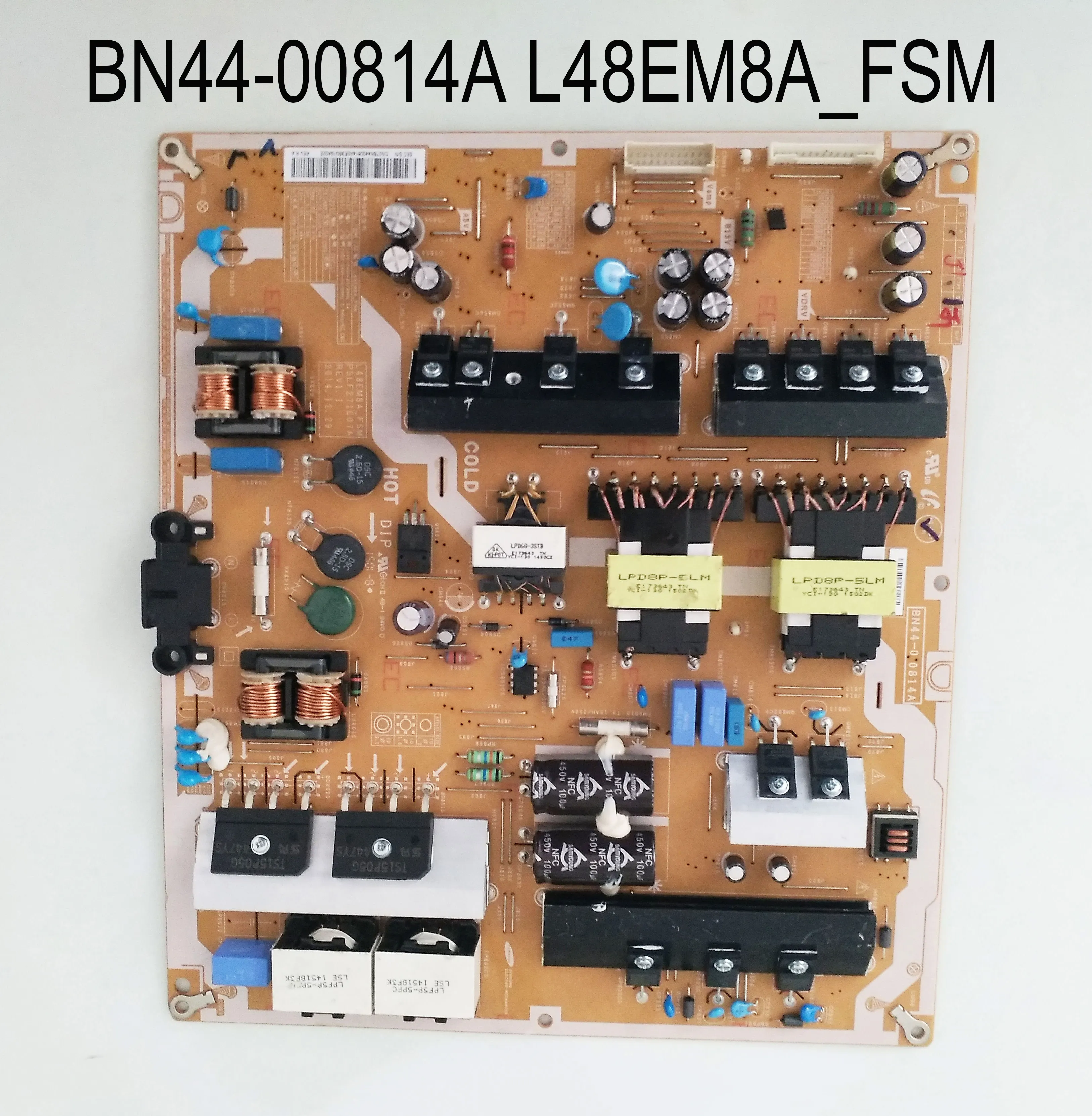 Original-Power-Supply-Board-BN44-00814A-L48EM8A-FSM-PSLF271E07A-is-for ...