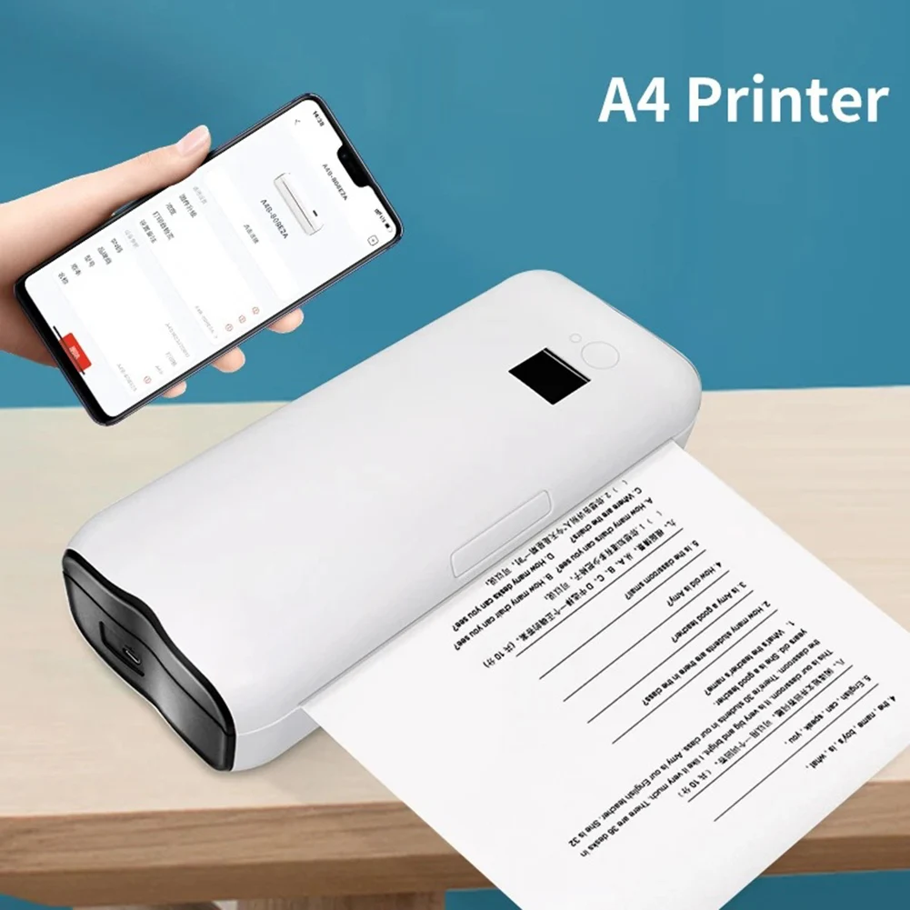 Simple-Small-Inkless-A4-Printer-Multifunctional-Mobile-Printer-For ...