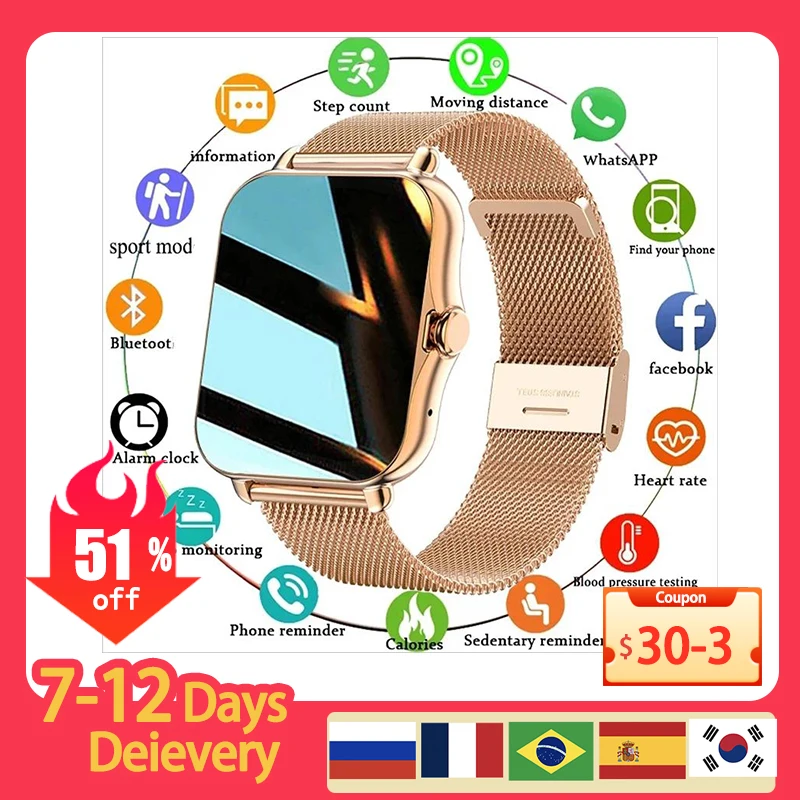 Y13-Smart-Watch-for-Men-Women-Waterproof-Sport-Watches-Fitness ...