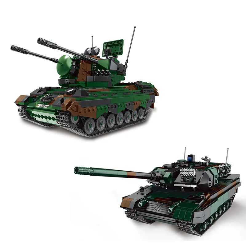 Ww2 German Military Tank Brick Set 06040 06045 Militaire Armored Army ...