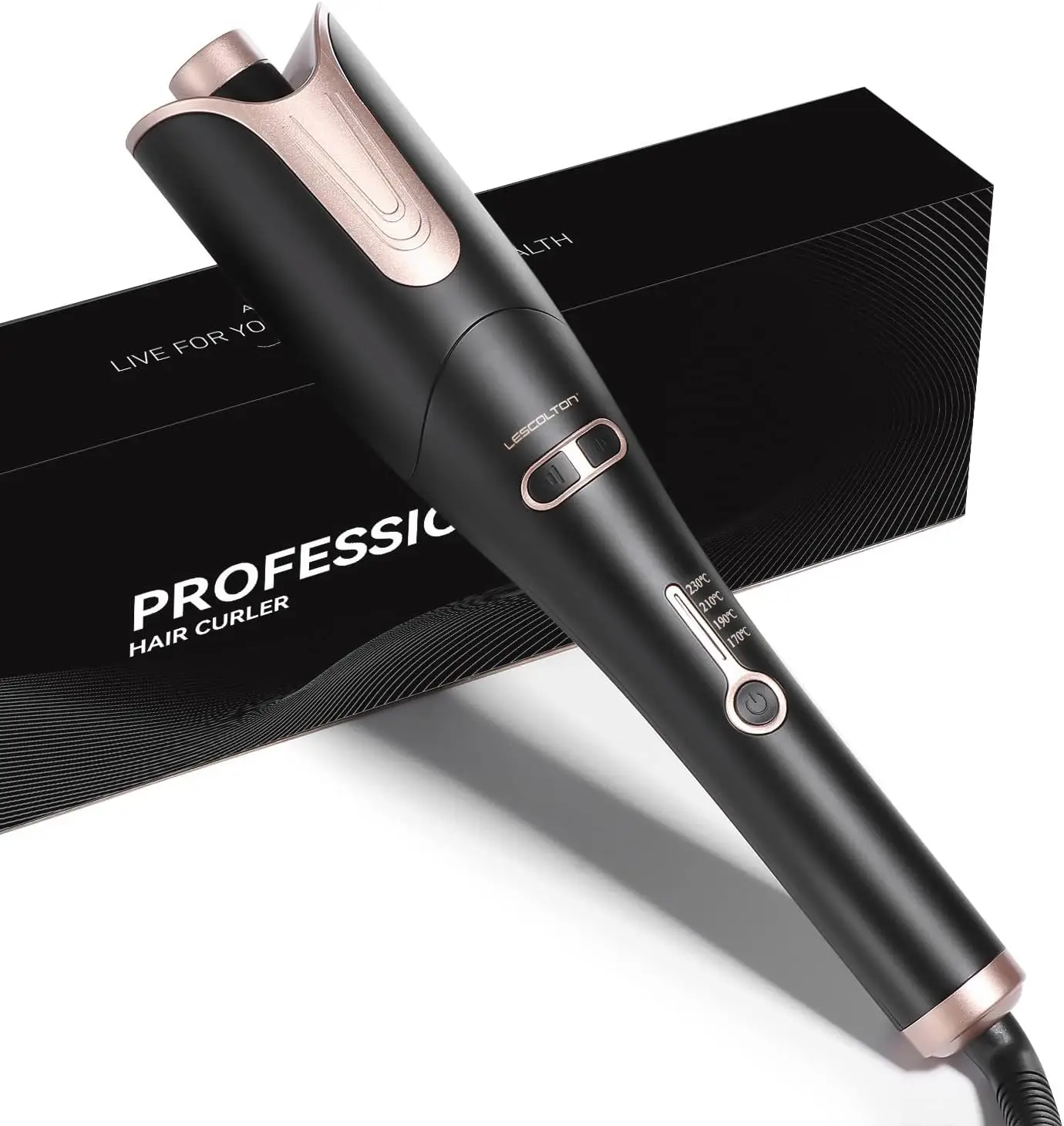 LESCOLTON Automatic Curling Iron Innovative Large Curl Professional ...