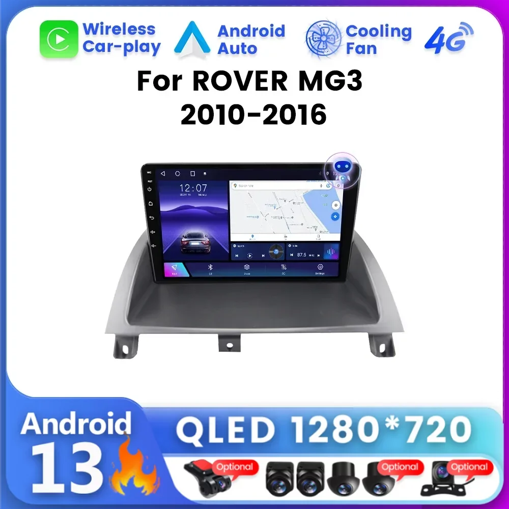 For-MG-3-MG3-2011-2021-Android-Auto-Carplay-Car-Radio-Stereo-Autoradio ...