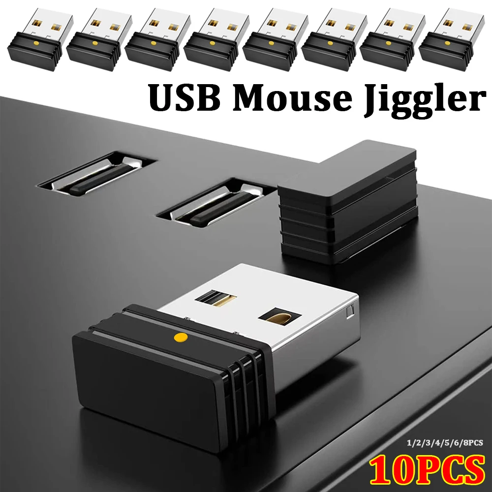 10 1PCS M8 USB Mouse Jiggler Undetectable Automatic Simulate Mouse ...