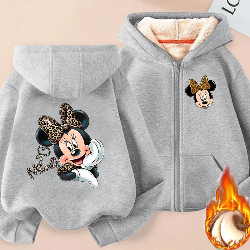 Sudadera-con-capucha-de-Minnie-Mouse-para-mujer-chaqueta-gruesa-de-gran ...