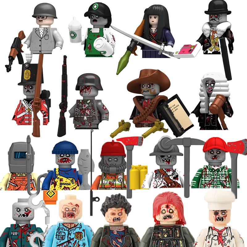 Military Building Blocks Mutant Solider Figures Gifts Toys Fireman ...