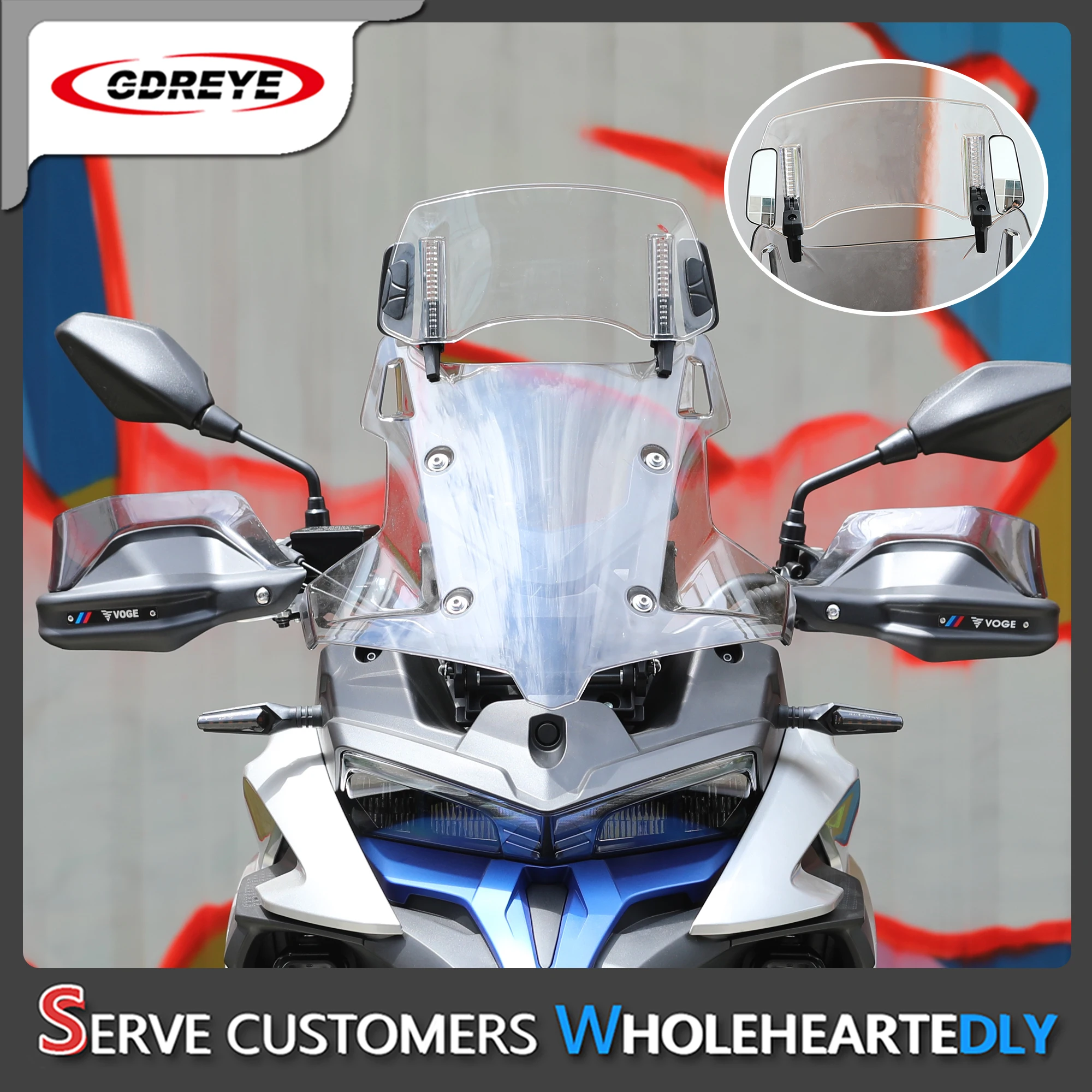 Extensi-n-de-parabrisas-para-motocicleta-LONCIN-VOGE-525DS-525DSX-525 ...