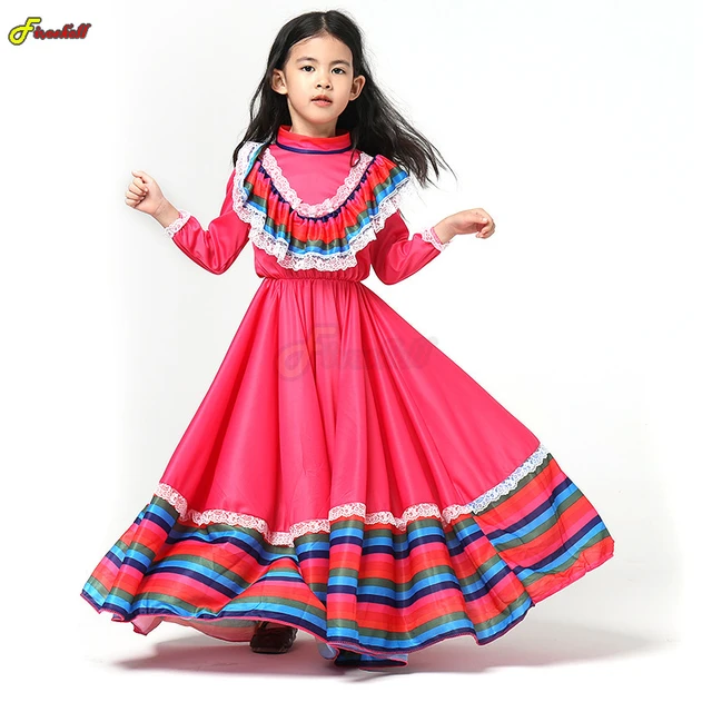 Traditional Mexican Red Dress