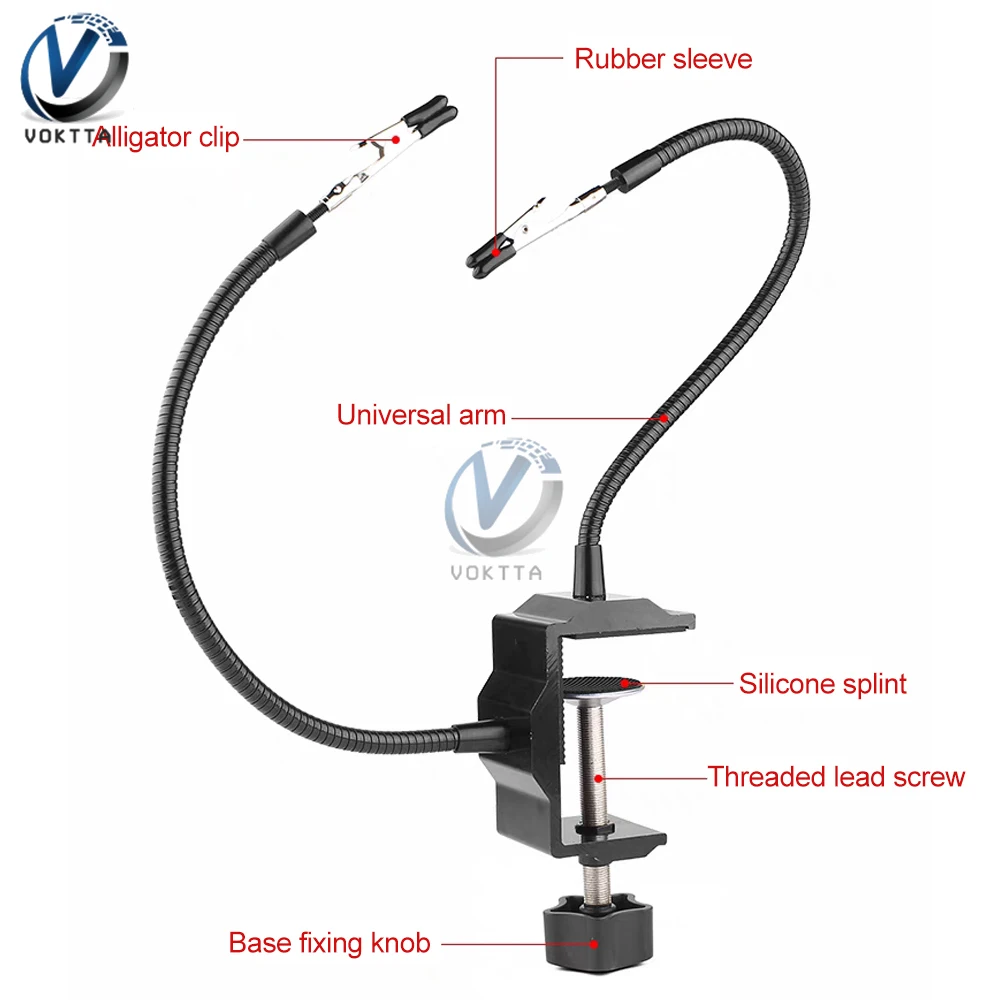 Soldering Station With Alligator Clips