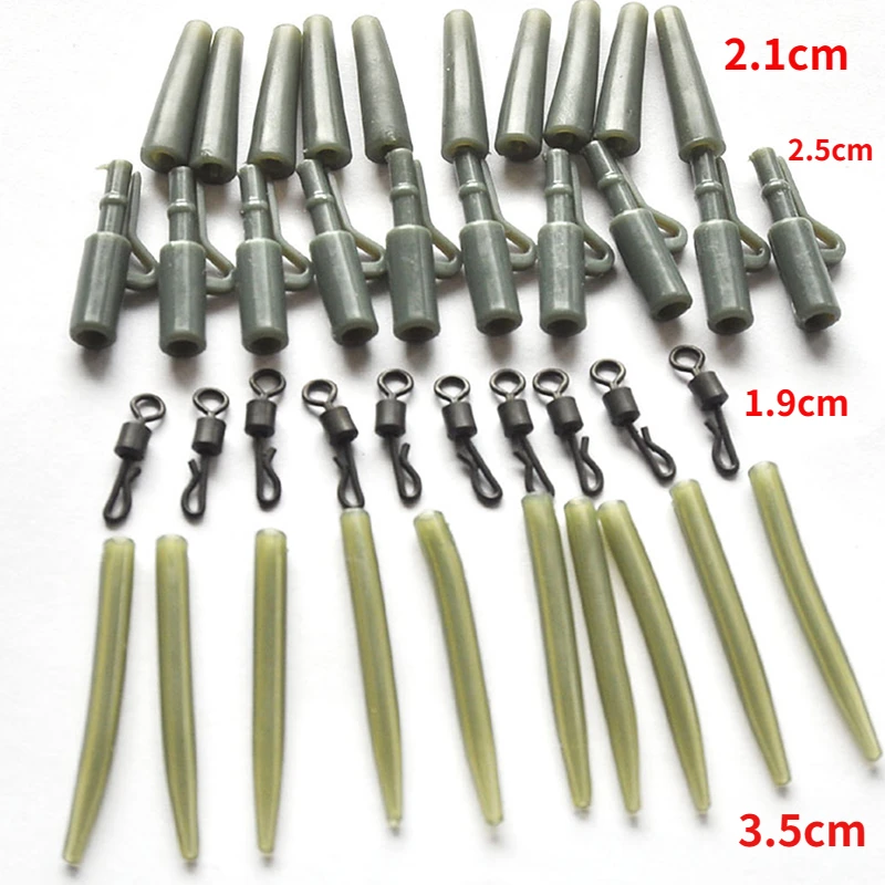 New Carp Fishing Accessories Lead Clip Quick Change Swivel Tail Rubber ...