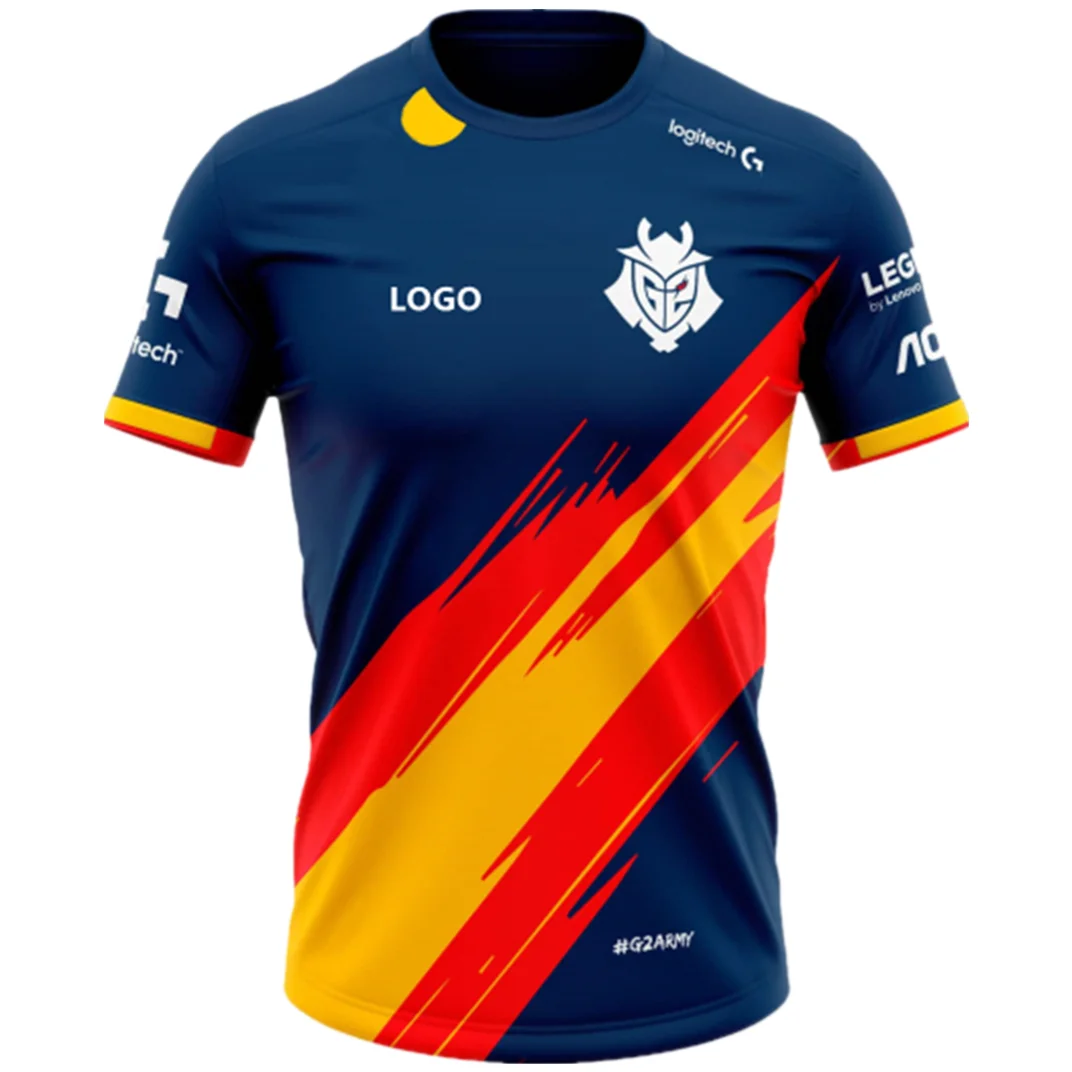 G2-Spain-Team-Jersey-G2-E-sports-Supporter-T-shirt-League-Of-Legends ...