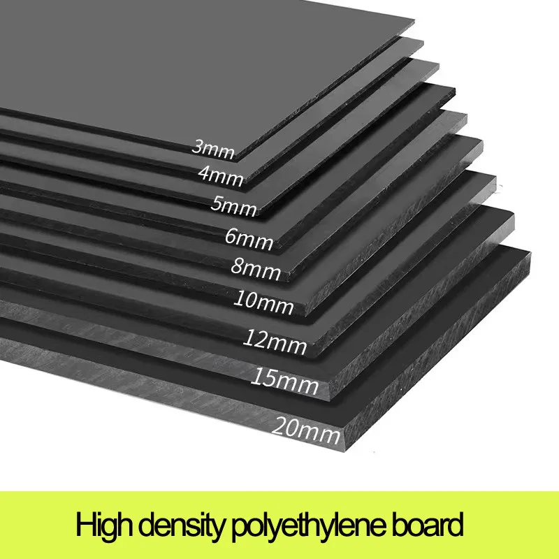 Food Grade Hdpe Board Wear Resistant Black Pe Plate Polyethylene Pork ...