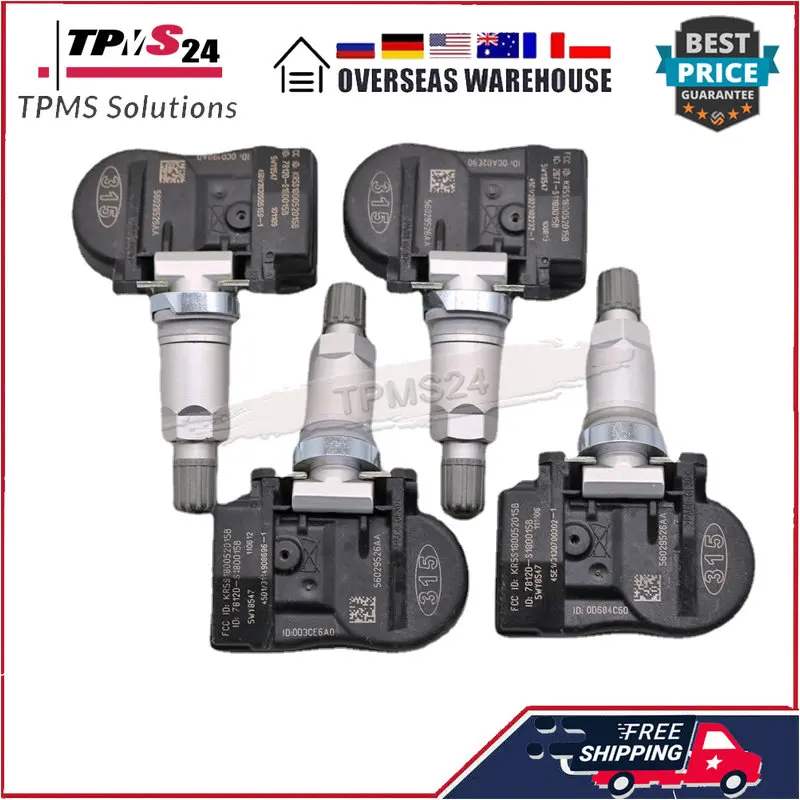 4X-For-CHRYSLER-200-DODGE-AVENGER-CALIBER-JEEP-COMPASS-315MHz-TIRE-AIR ...