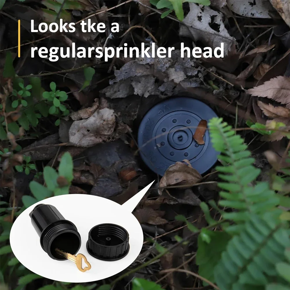 Outdoor Garden Key Hider Key Safe Box Realistic Underground Watering ...