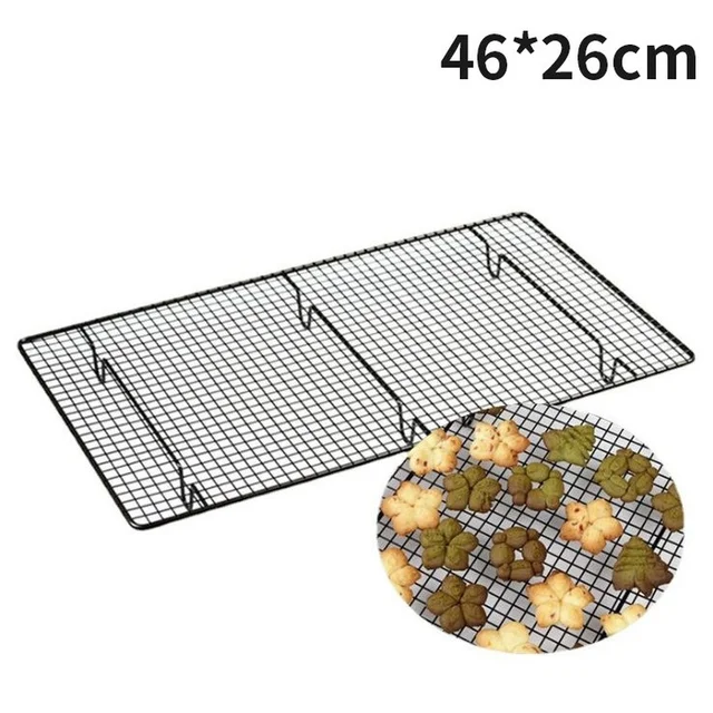 Stainless Steel Wire Grid Cooling Tray Cake Food Rack Oven Kitchen ...