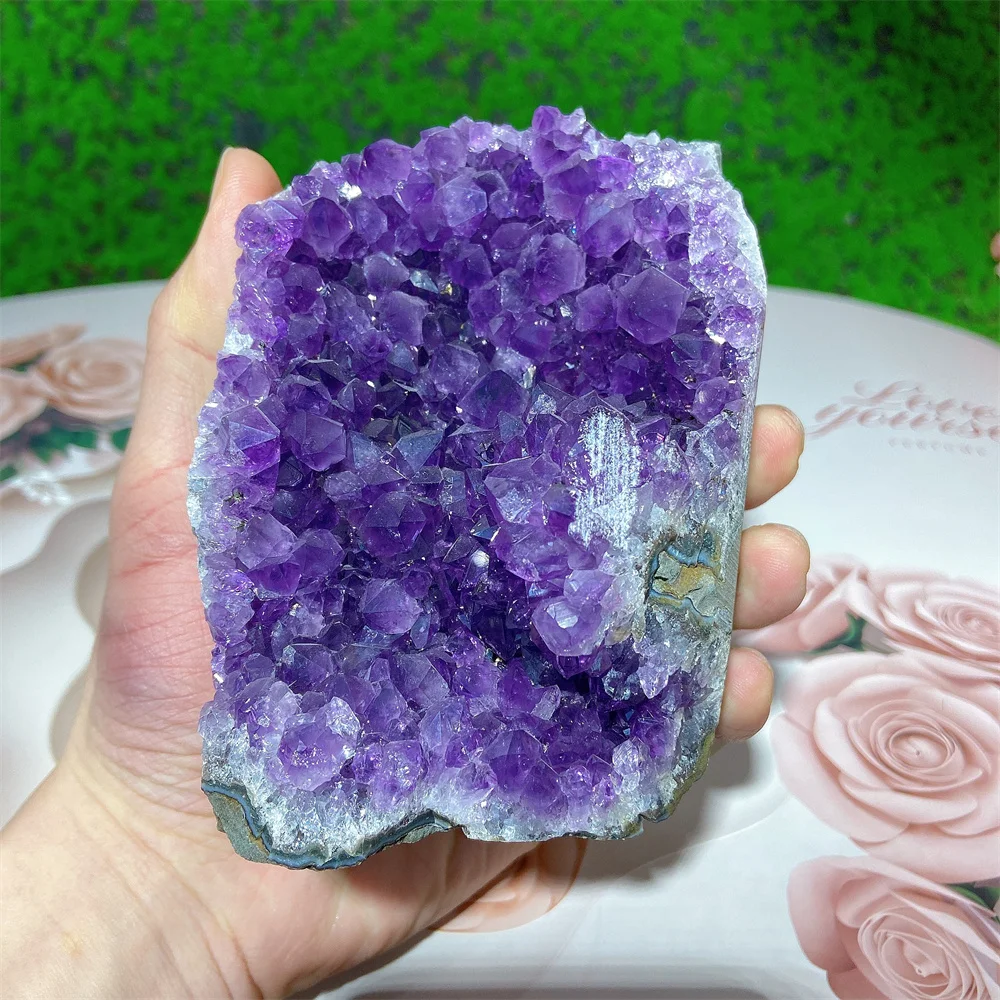 Healing-High-Quality-Natural-Crystal-Amethyst-Cluster-Freeform-Specimen ...