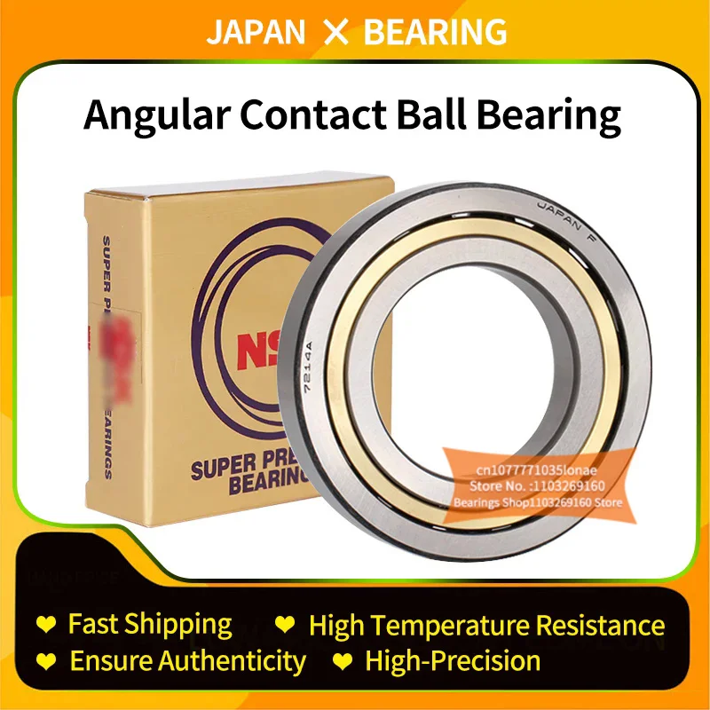 Made-In-Japan-Precision-High-Speed-Angular-Contact-Ball-Bearings-7012 ...