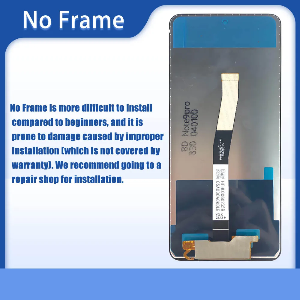6.67" Original For Xiaomi Redmi Note 9s/Note 9 PRO 4G LCD display touch ...