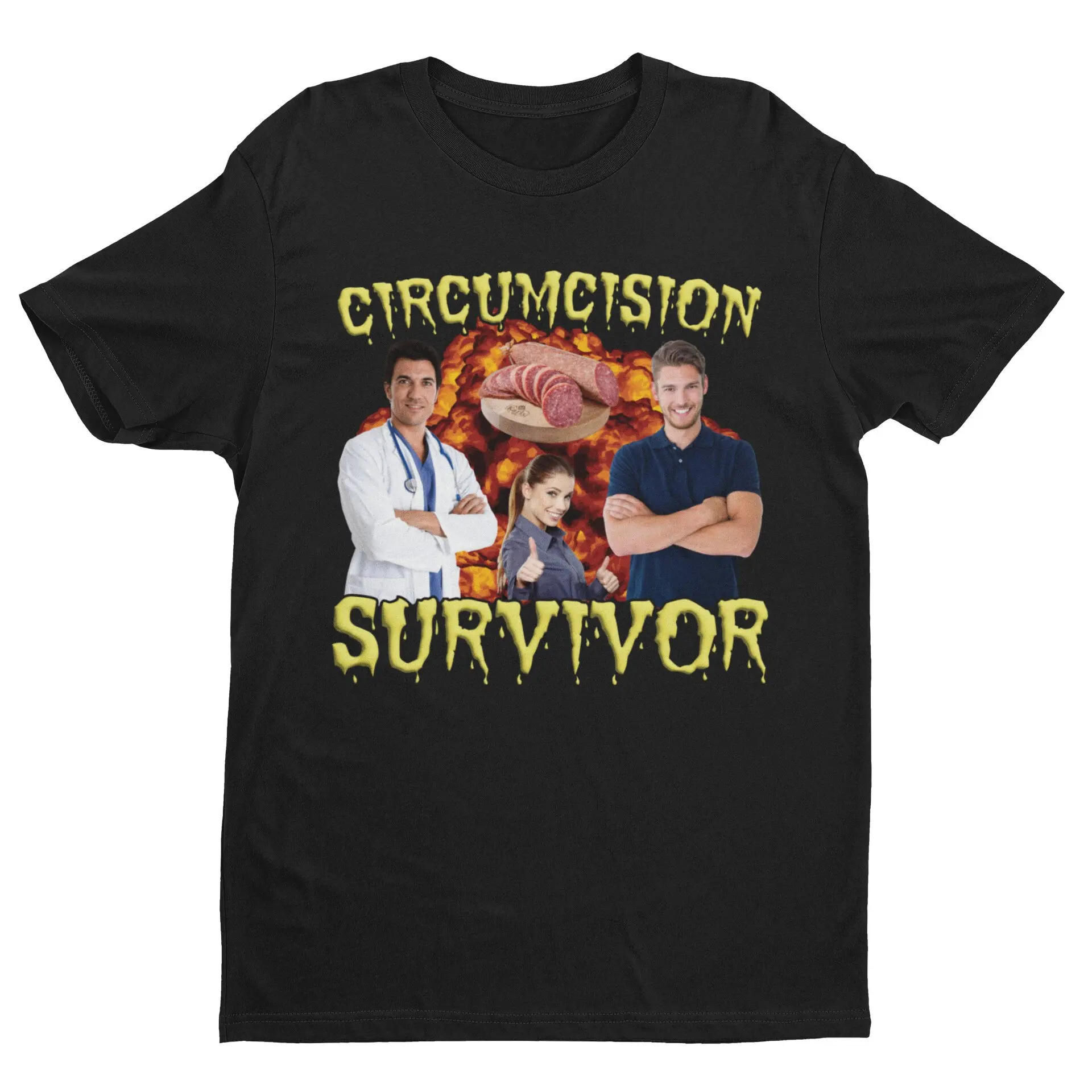 Circumcision-Survivor-Weird-T-Shirt-Oddly-Specific-Funny-Offensive-For ...