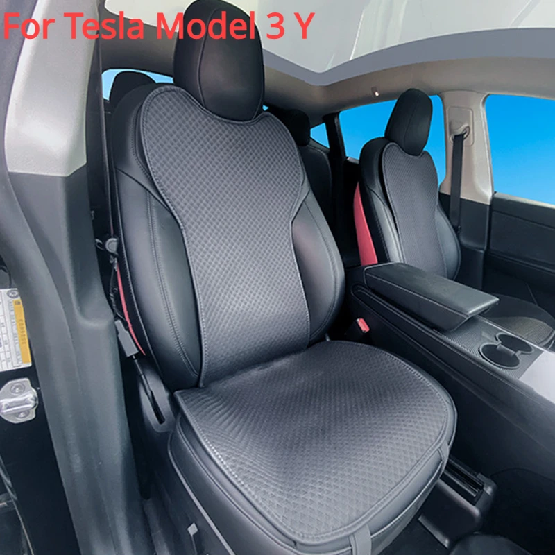 7pcs-For-Tesla-Model-3-Y-Ventilation-Seat-Cover-Summer-Cool-Breathable ...