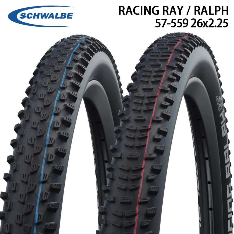 SCHWALBE-26x2-25-Inch-57-559-RACING-RAY-RALPH-Black-Tubeless-Folding ...