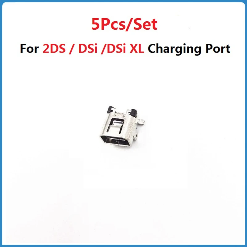 5pcs/set For Nintendo 2ds Dsi Dsi Xl Usb Charging Port Power Socket ...