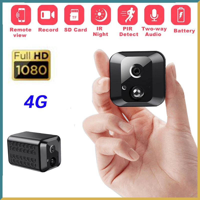 1080P 4G SIM Card Battery Mini Camera IP Camera Battery Camera Mini ...