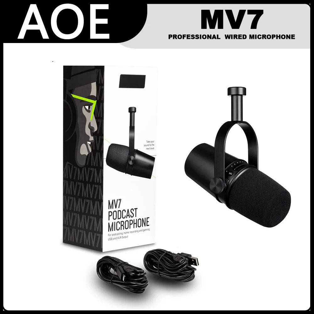 Mv7-dynamic-microfones-com-sa-da-usb-e-xlr-conectar-a-um-computador-e ...