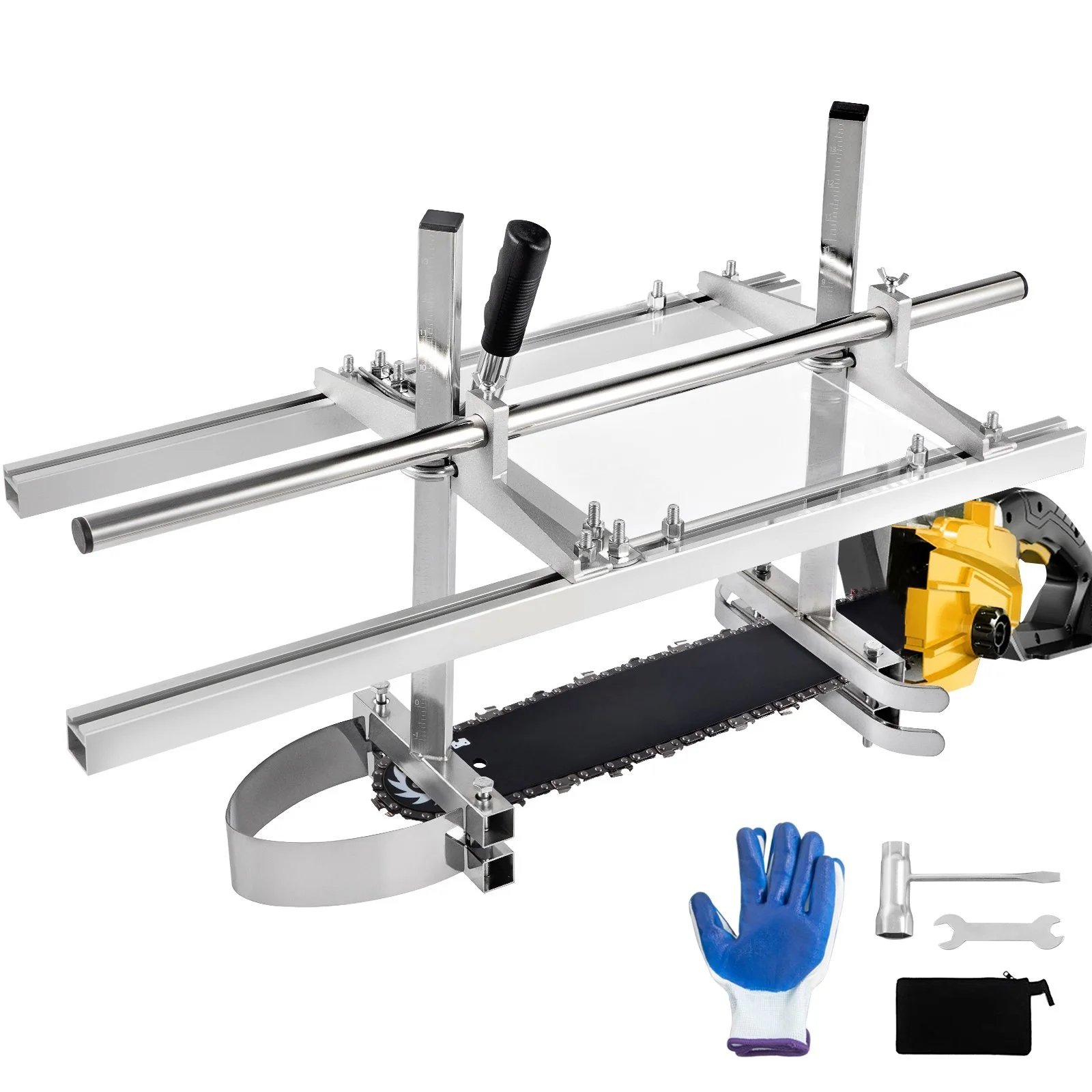 Chainsaw-Mill-Planking-Milling-Bar-Size-14-to-24-Height-Adjustable ...