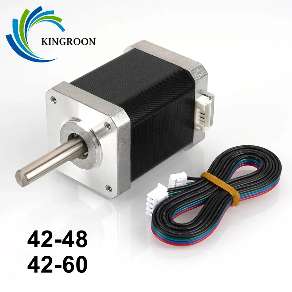 Stepper-42-Motor-48MM-60MM-Height-Square-Motors-17HS8401-17HS8401S-With ...