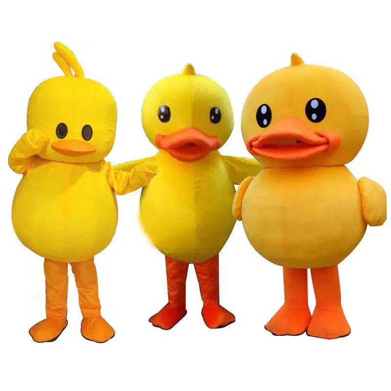 New Yellow Duck Mascot Costume Cartoon Character Cosplay Costume ...