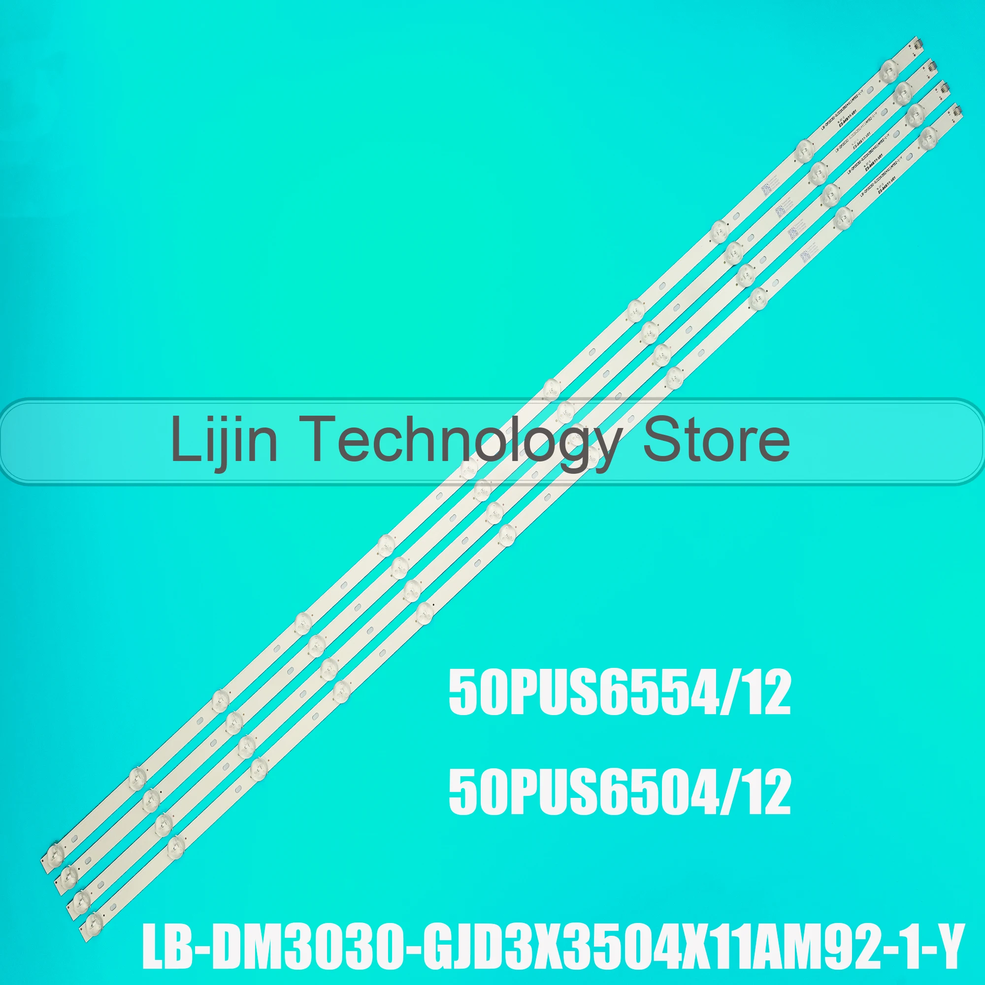 4-pcs-LED-backlight-strip-for-50PUS6504-12-50PUS6554-12-0PUS6203-12 ...