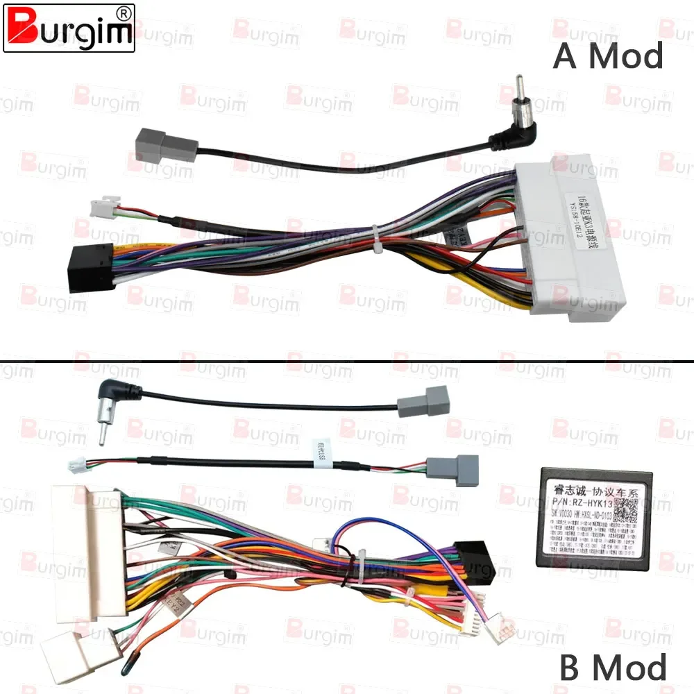 16PIN-Android-Radio-Power-Cord-Cable-For-Hyundai-i30-Elantra-GT-PD ...